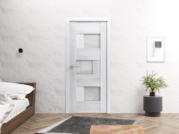 Single mdf (engineering wood) modern interior doors interior swing door ...